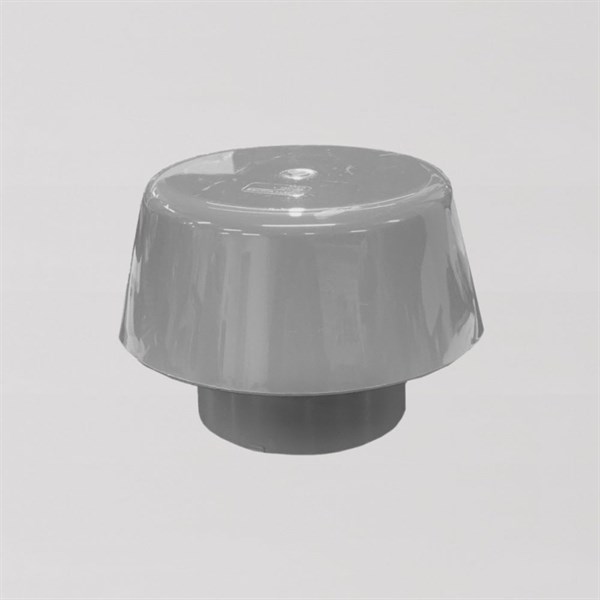 110mm Push Fit Soil Extract Roof Mushroom Cowl Grey | Soil Pipe and ...