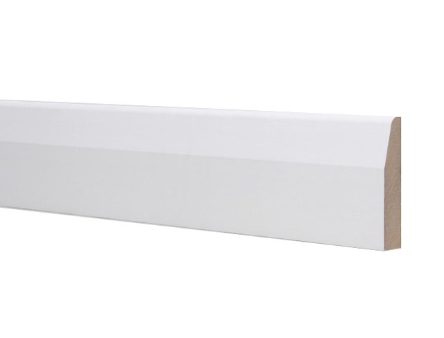 Splayed & Round Primed MDF 14.5x94mm 5.4m | MDF Skirtings & Facings