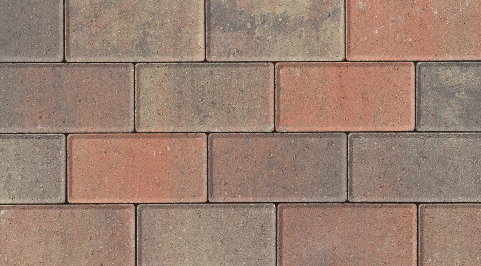 50mm Rectangular Paviors Forest Blend | Rectangular Paviors