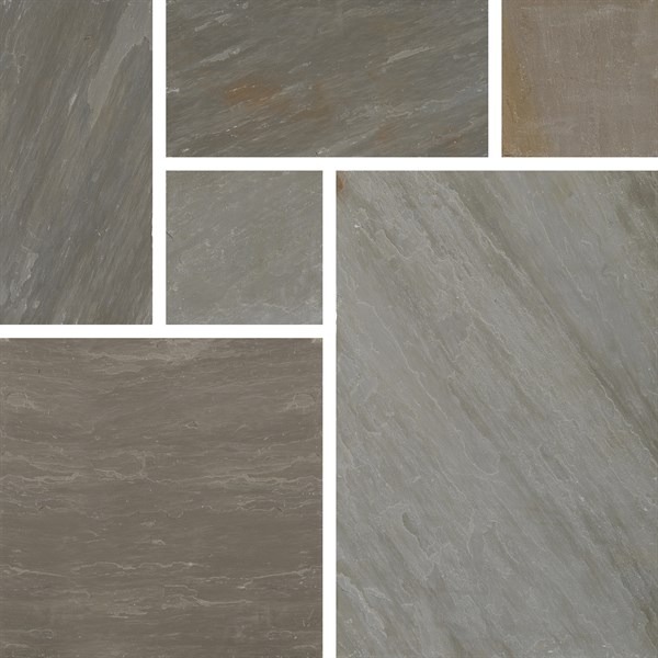 Light Grey Premium Sandstone (Single Sizes) | Premium Sandstone Paving
