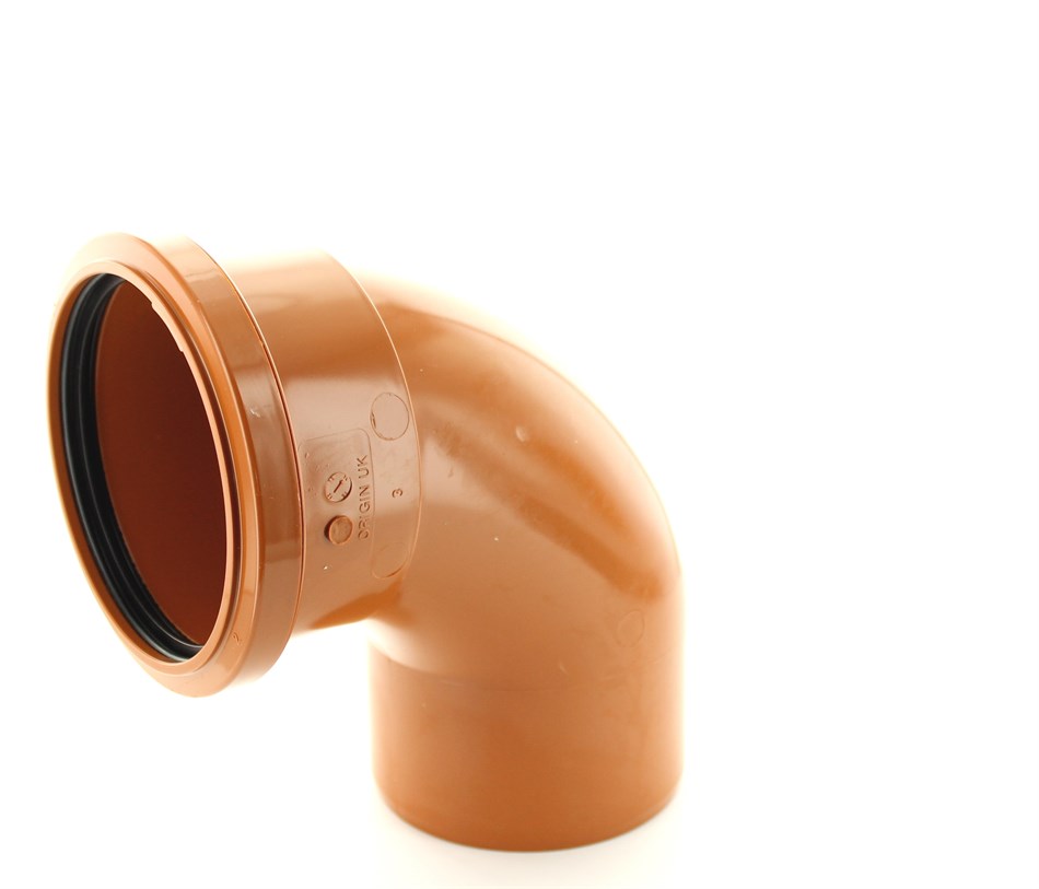 Marley 110mm Underground 87.5 Degree Bend Single Socket | Underground ...