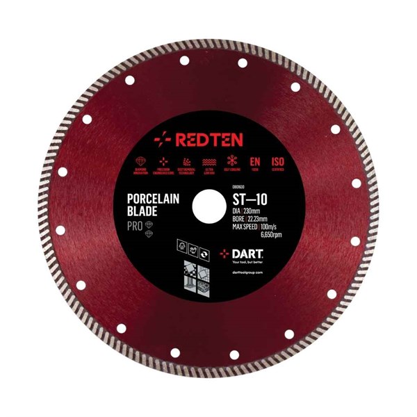 Red Ten Pro 300mm Porcleain Diamond Blade Circular Saw Blades